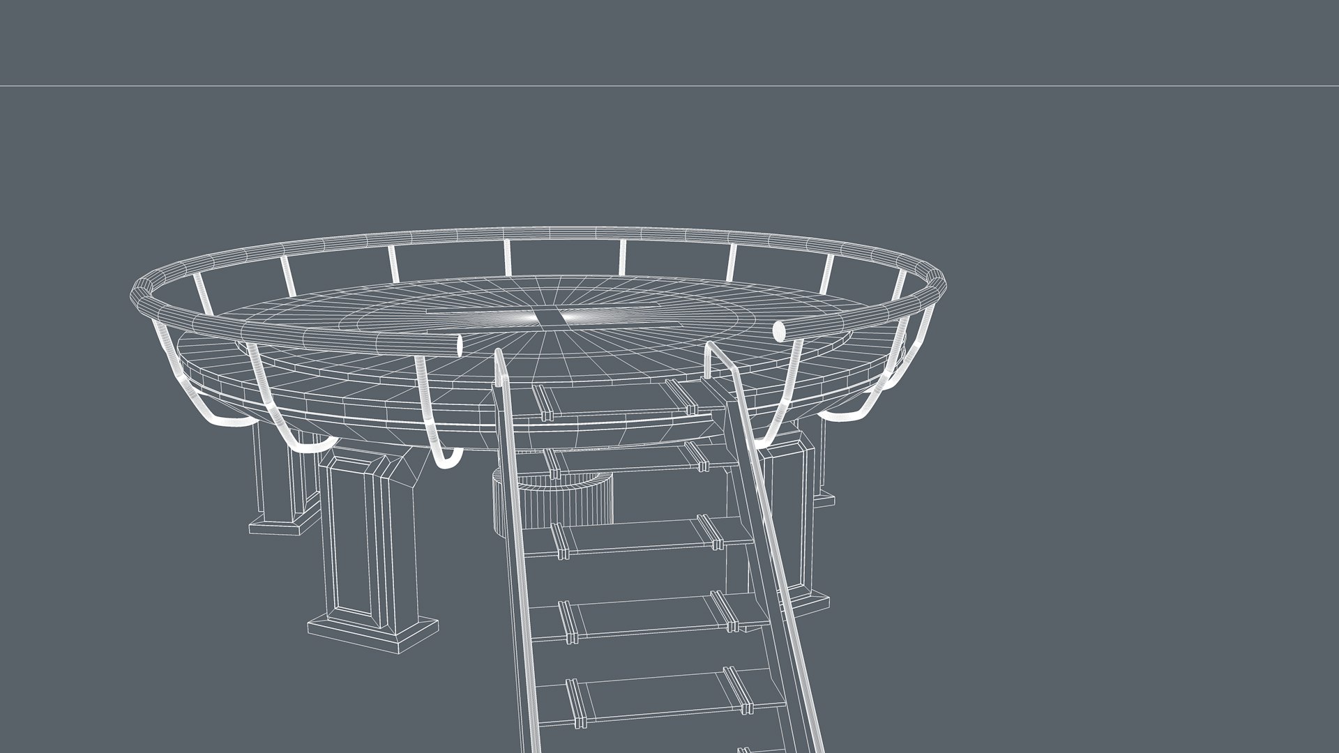 Helipad 3D - TurboSquid 2345890