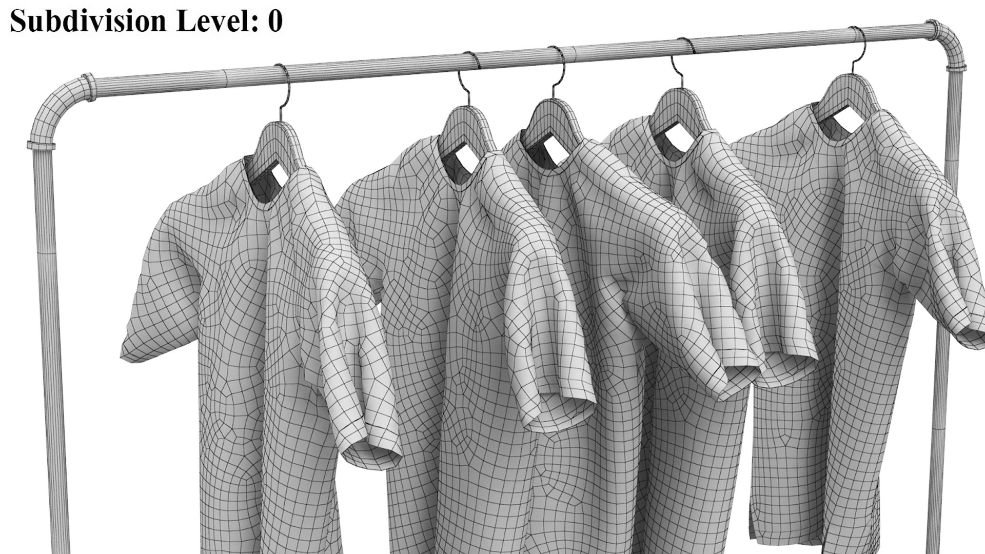 Clothes Stand 3D Model - TurboSquid 1849594
