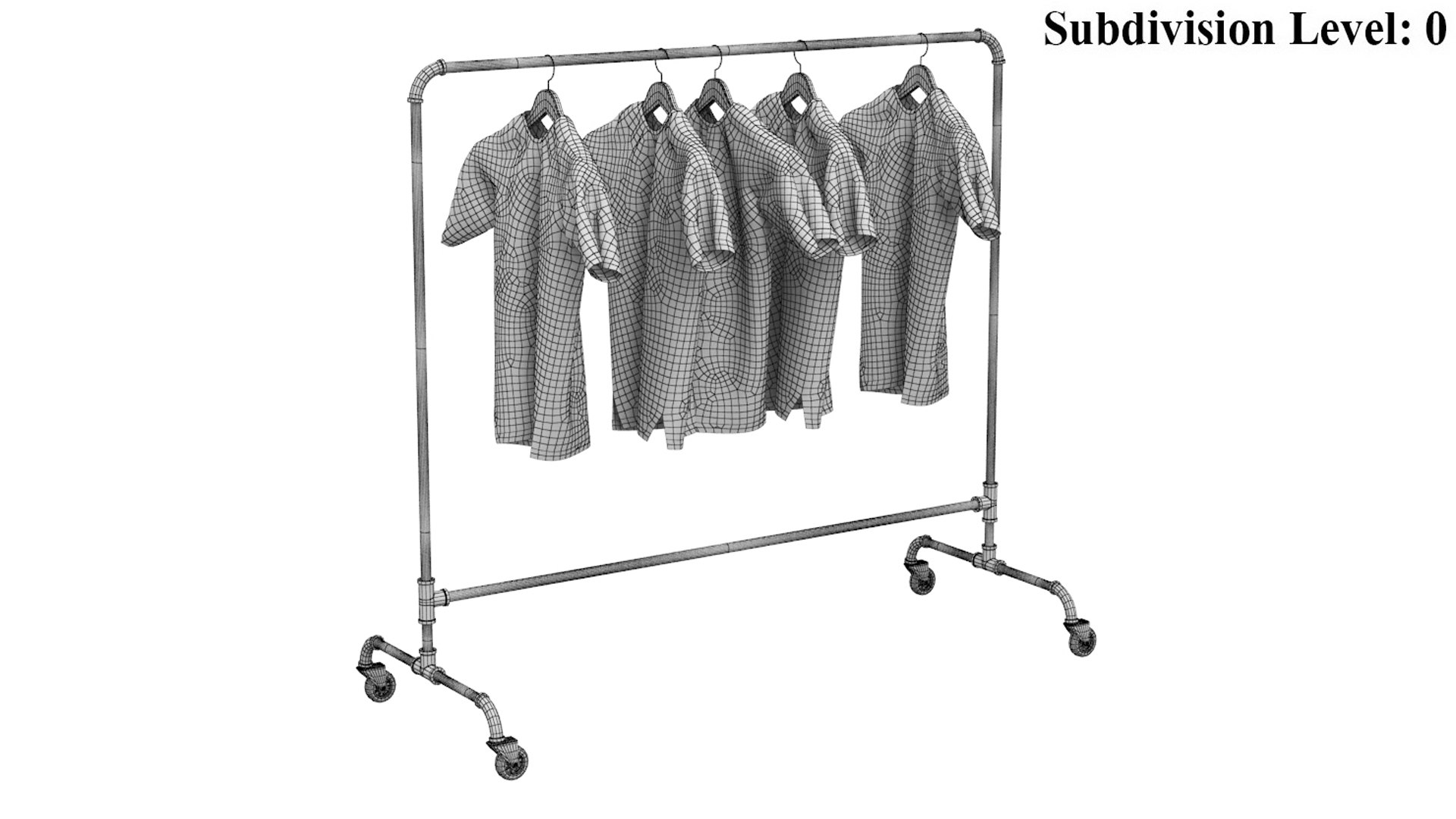 Clothes Stand 3D Model - TurboSquid 1849594