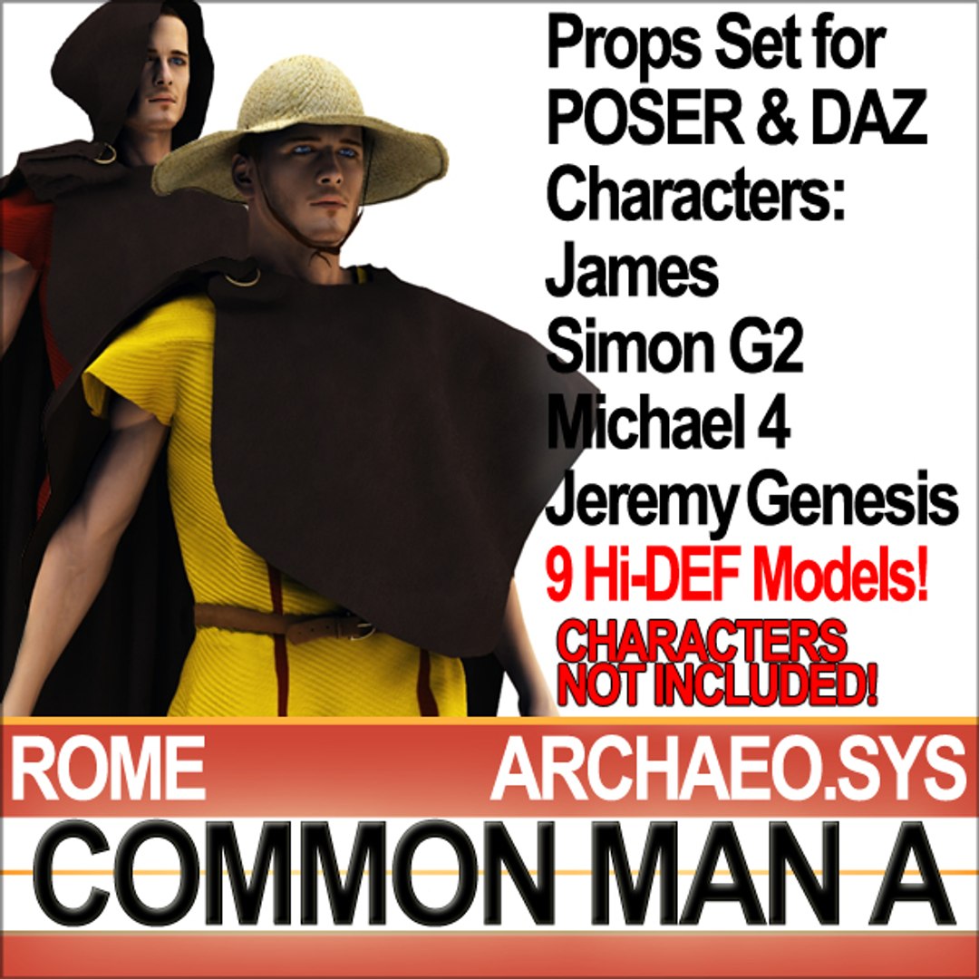 Props Set Daz Poser 3ds
