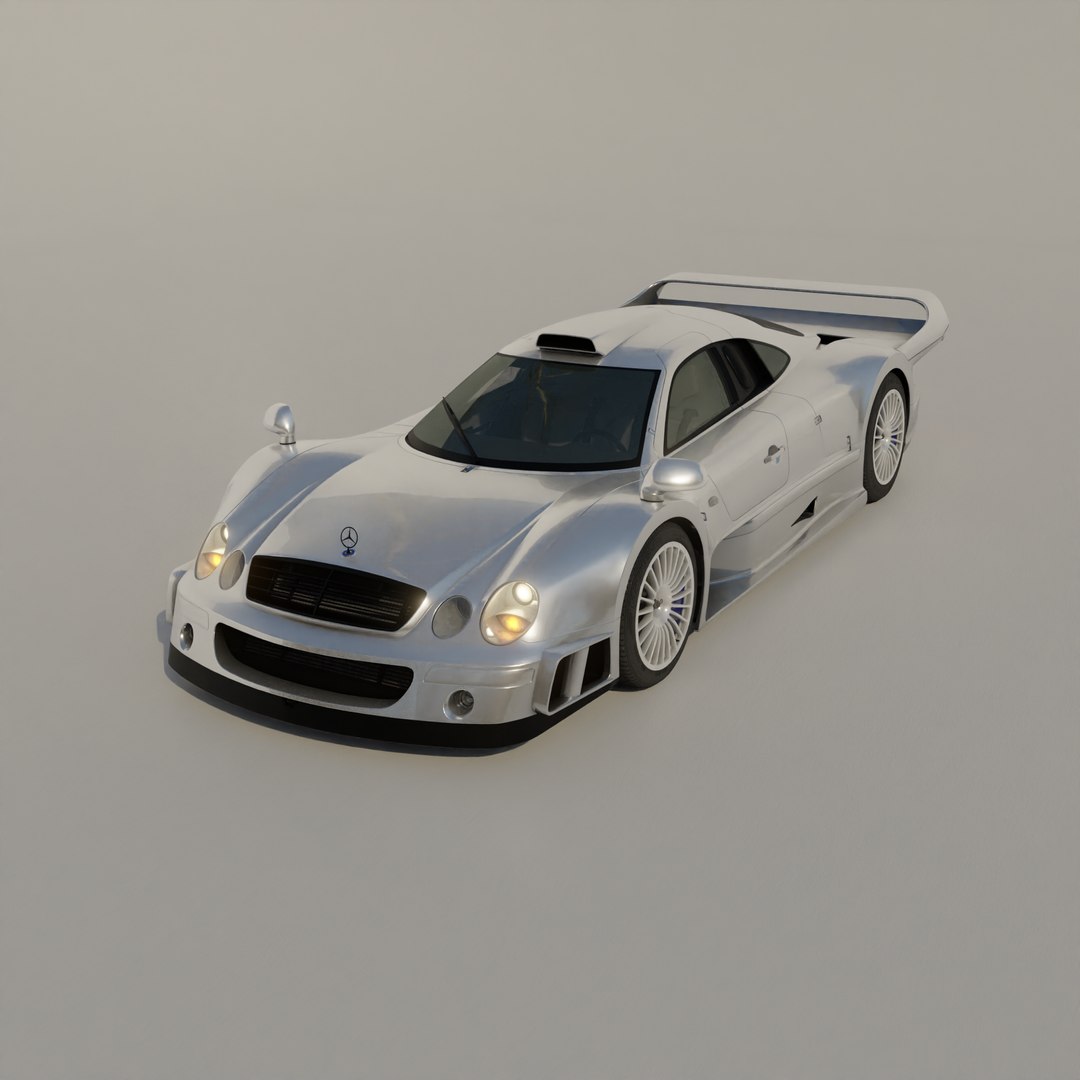 3D Model Mercedes-Benz CLK GTR 1999 - TurboSquid 2242178
