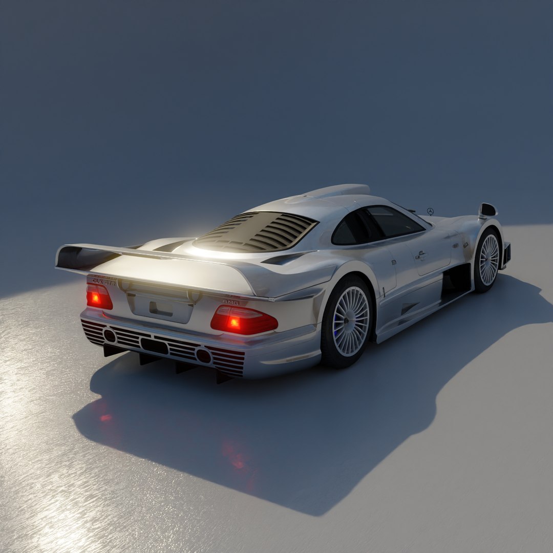 3D Model Mercedes-Benz CLK GTR 1999 - TurboSquid 2242178