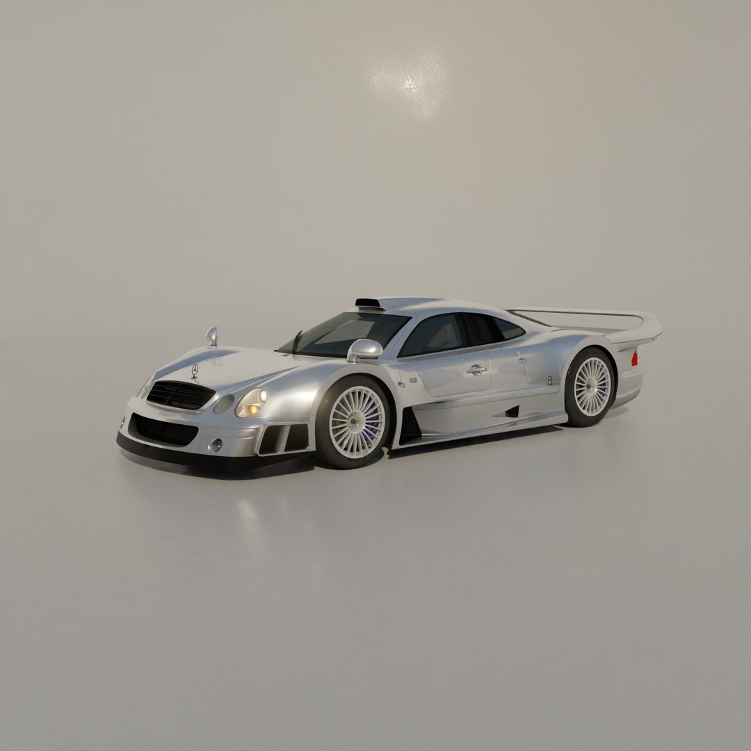 3D Model Mercedes-Benz CLK GTR 1999 - TurboSquid 2242178