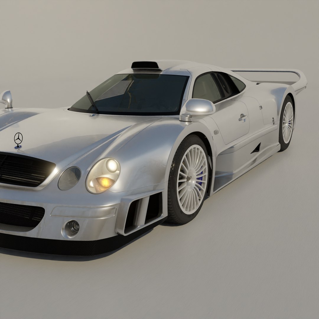 3D Model Mercedes-Benz CLK GTR 1999 - TurboSquid 2242178