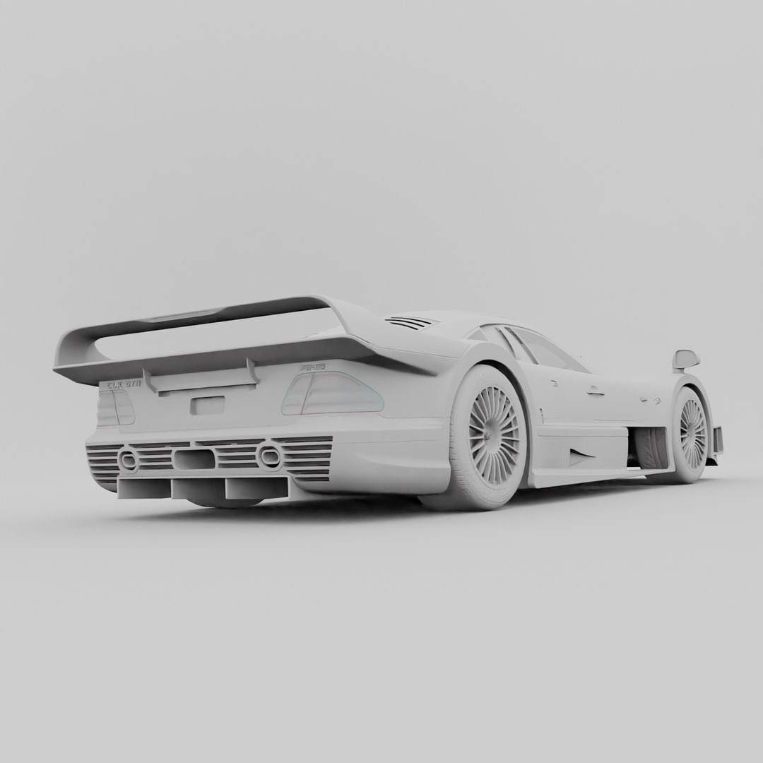 3D Model Mercedes-Benz CLK GTR 1999 - TurboSquid 2242178