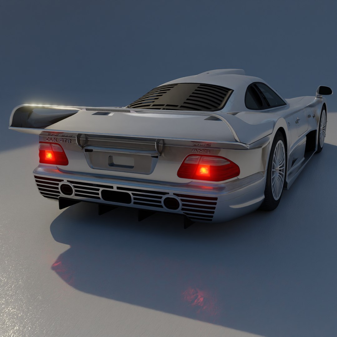 3D Model Mercedes-Benz CLK GTR 1999 - TurboSquid 2242178