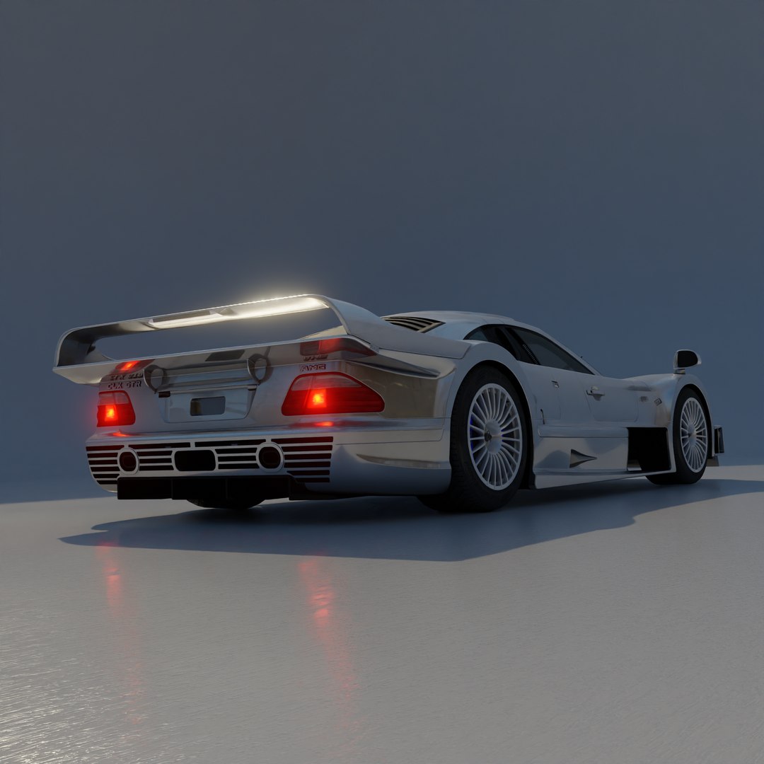 3D Model Mercedes-Benz CLK GTR 1999 - TurboSquid 2242178