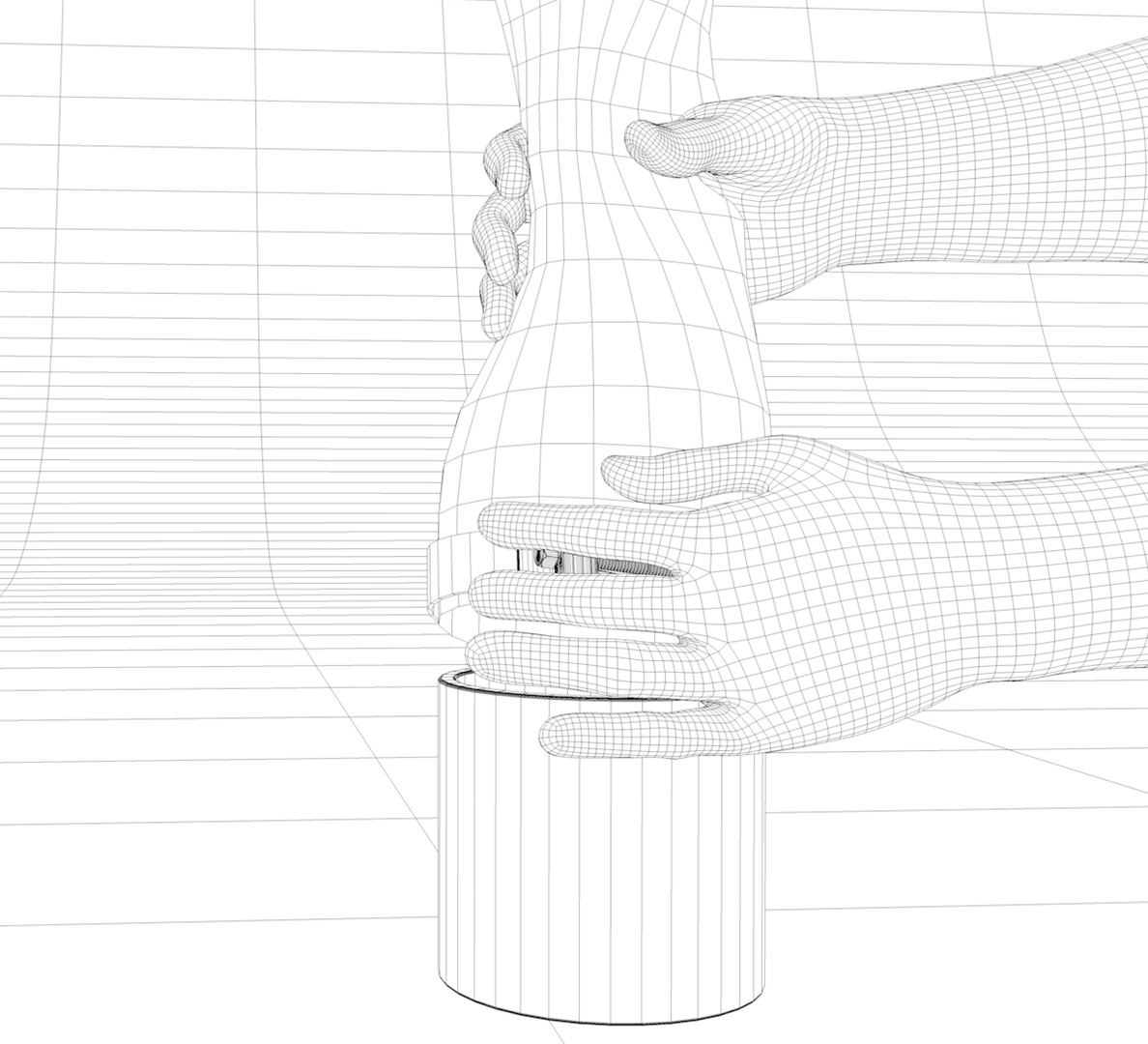 Hands Closing 3D Model - TurboSquid 1442051