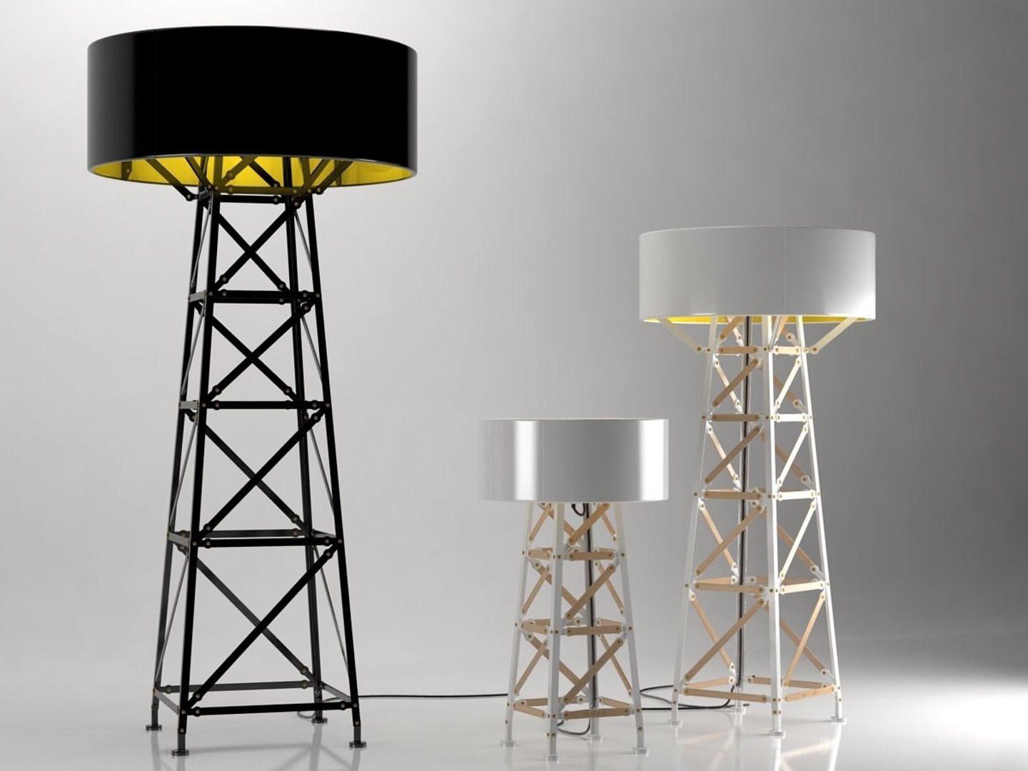3D Model Construction Lamp - TurboSquid 1175789