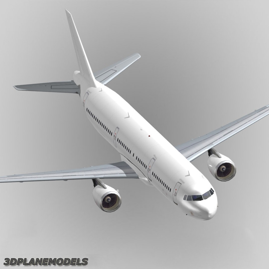 3d Model Airbus A321 Generic White