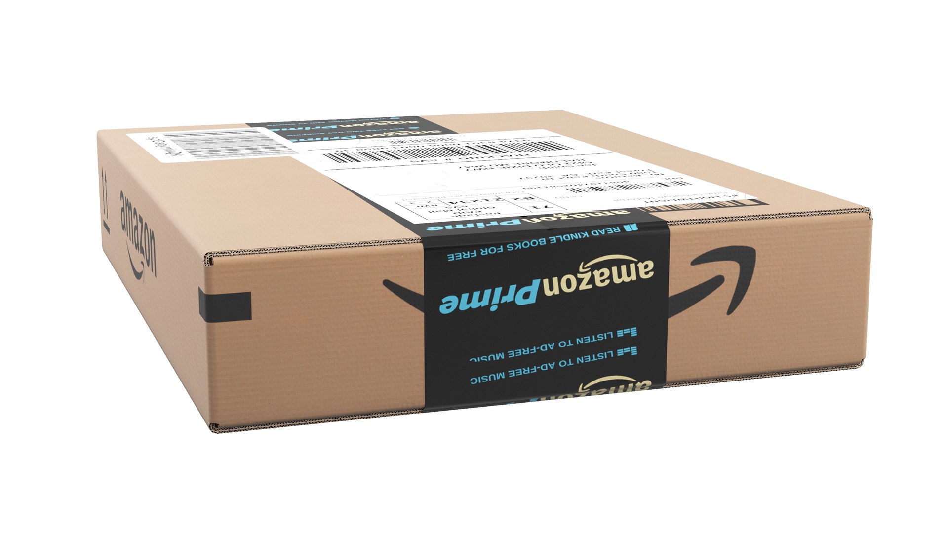 Amazon Parcels Box 25x20x7cm 3D Model - TurboSquid 1990927