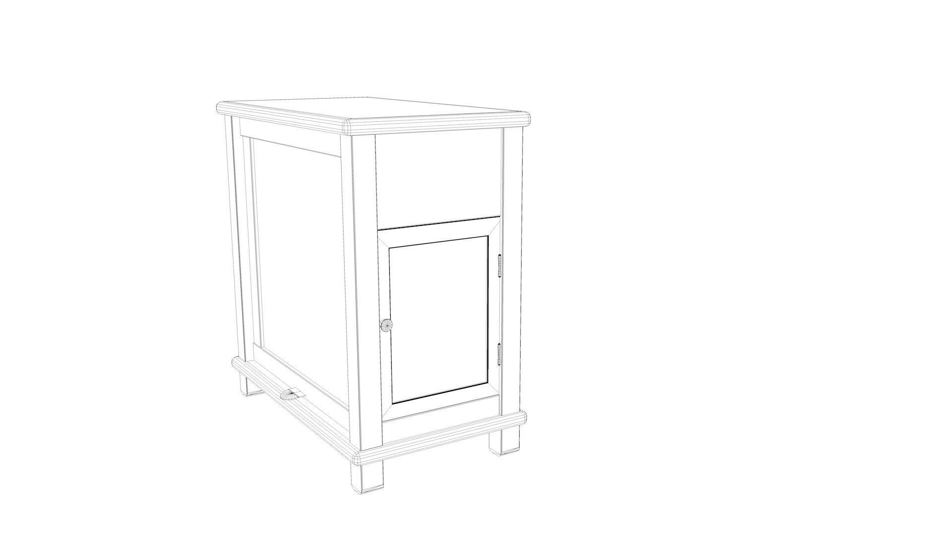 Mini-armory Arrmoire Meuble 3d C4d