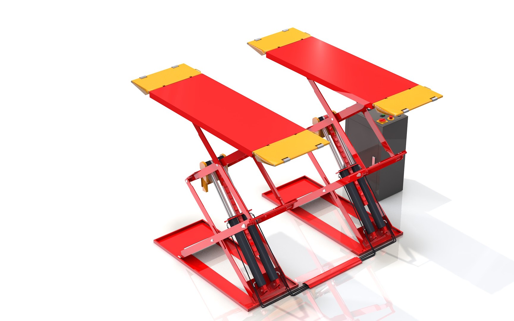 Garage lifting car animation 3D model - TurboSquid 1435893