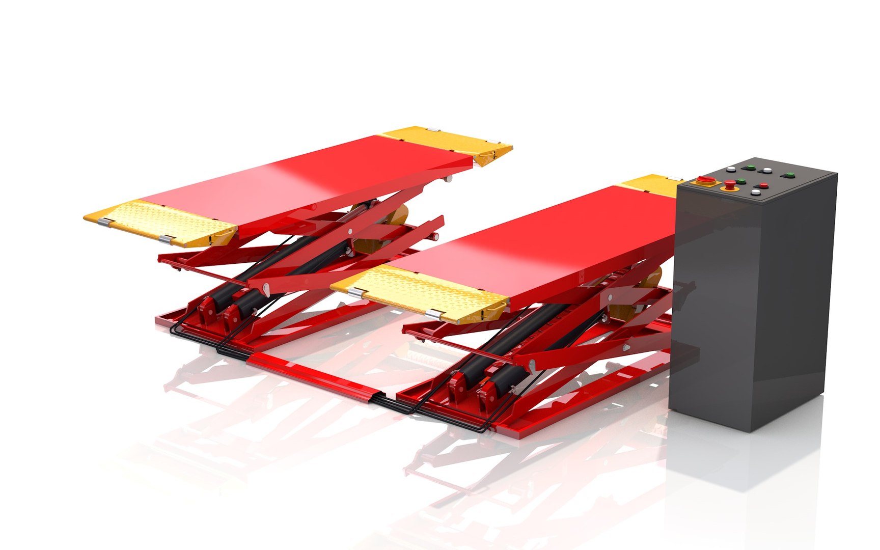 Garage lifting car animation 3D model - TurboSquid 1435893