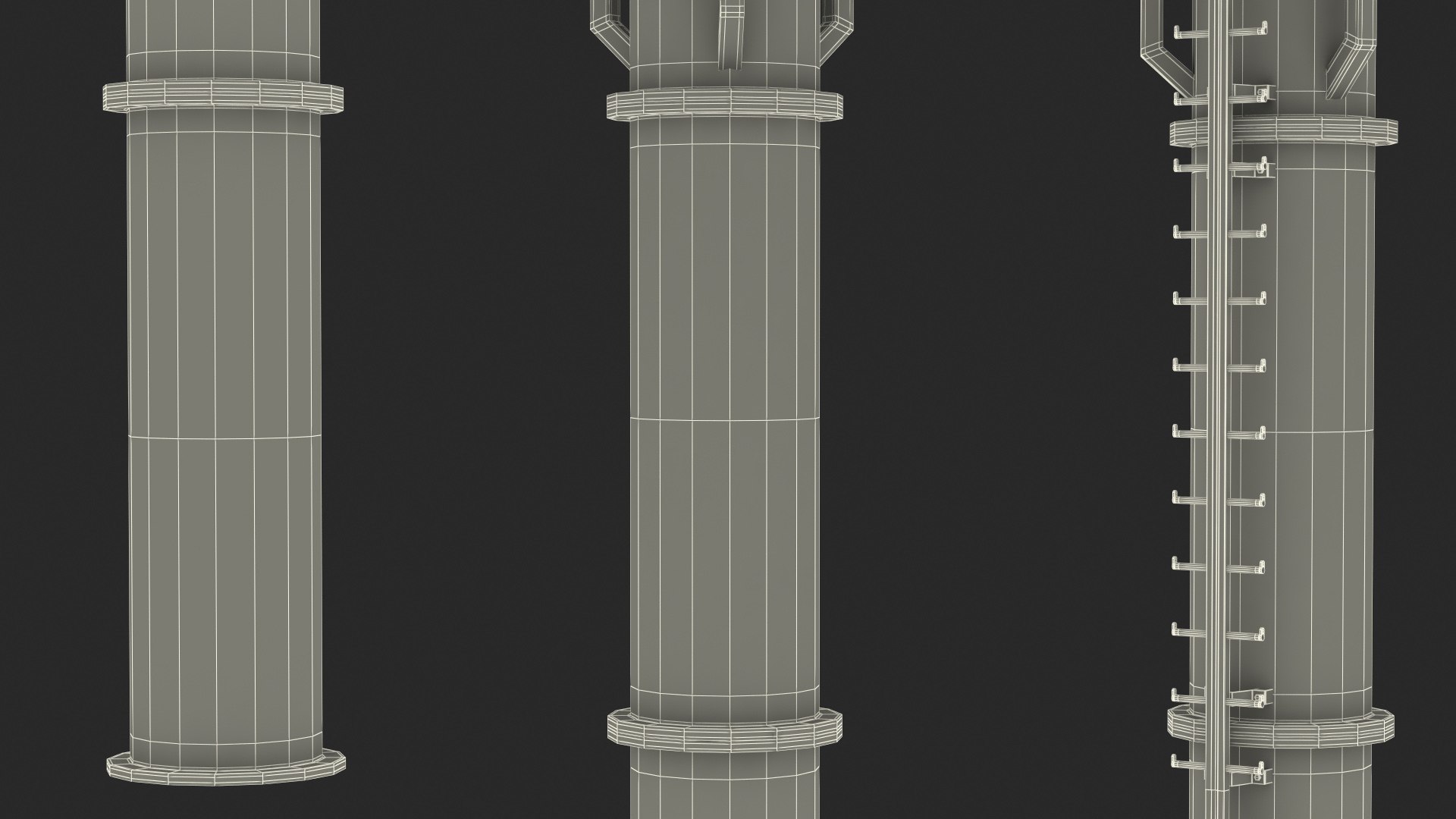 Three-Sided Digital Billboard 6x3 3D model - TurboSquid 1911738