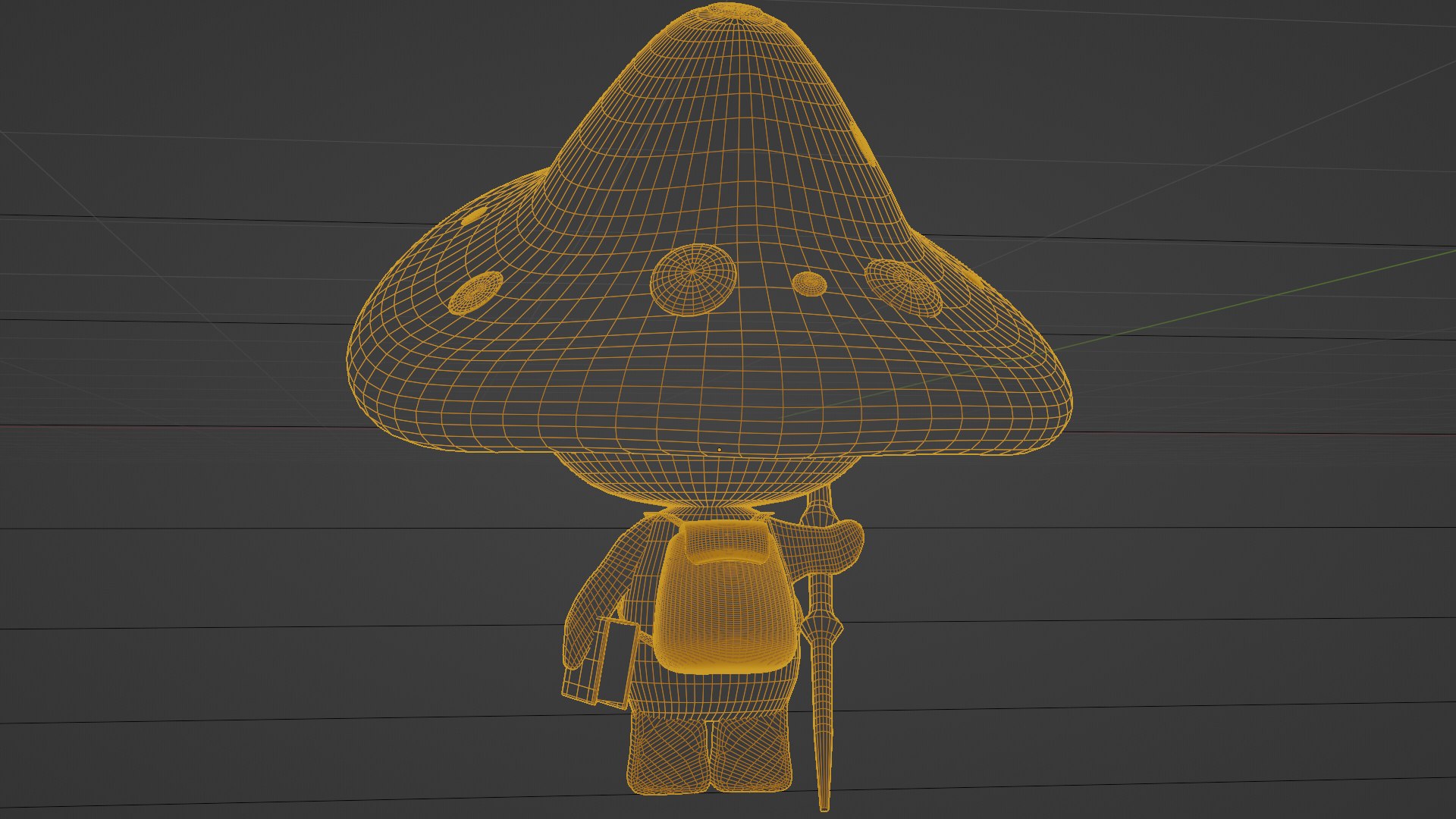 Mushroom Wizard 3D Model - TurboSquid 2125388