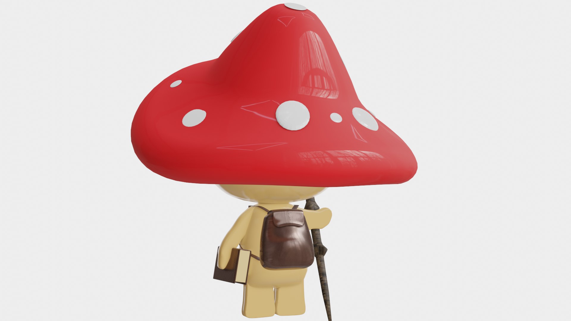 Mushroom Wizard 3D Model - TurboSquid 2125388