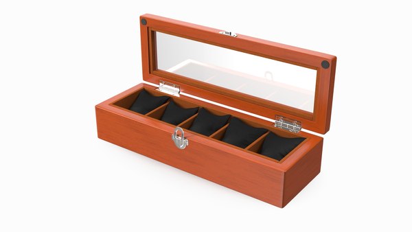 Slim Watch Display Box 3D model - TurboSquid 2029485