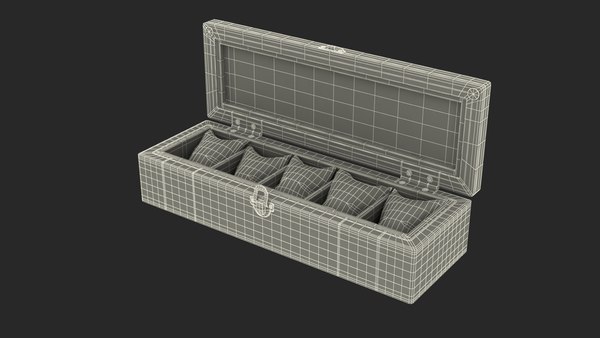 Slim Watch Display Box 3D model - TurboSquid 2029485