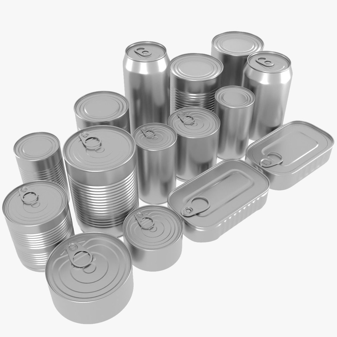 3D Cans - TurboSquid 1947025