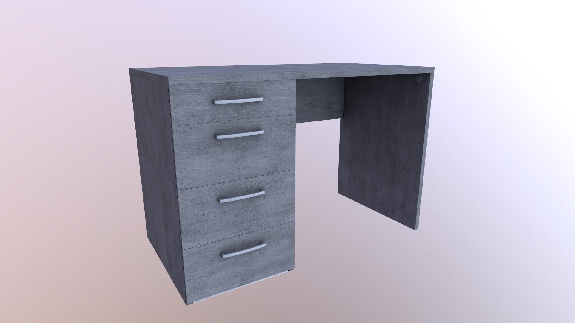 Computer Table 3D Model - TurboSquid 2090990