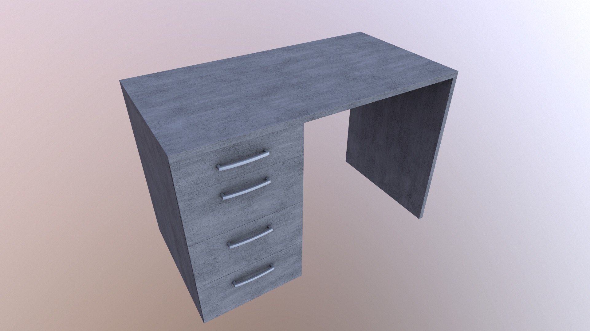 Computer Table 3D Model - TurboSquid 2090990