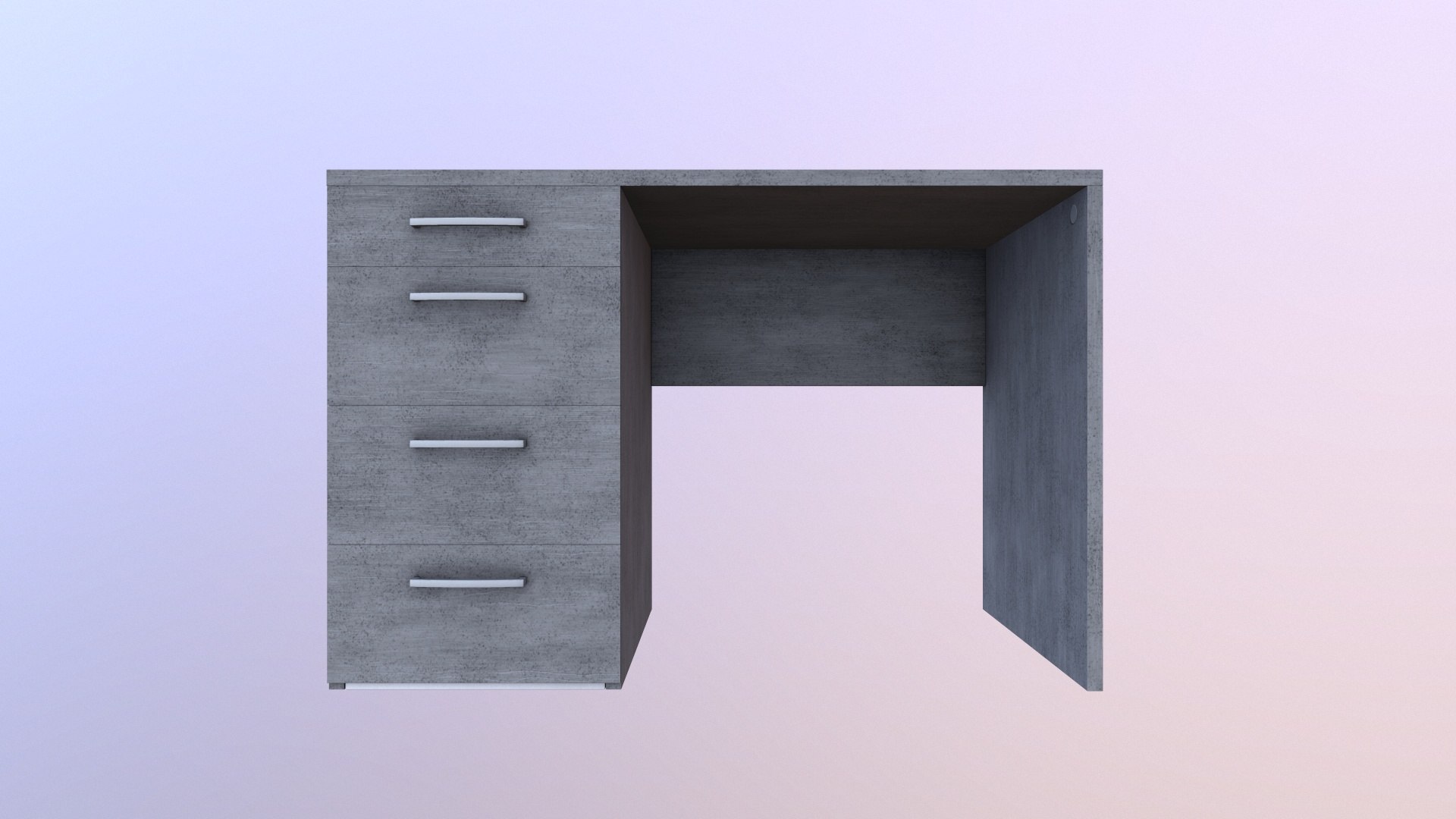 Computer Table 3D Model - TurboSquid 2090990