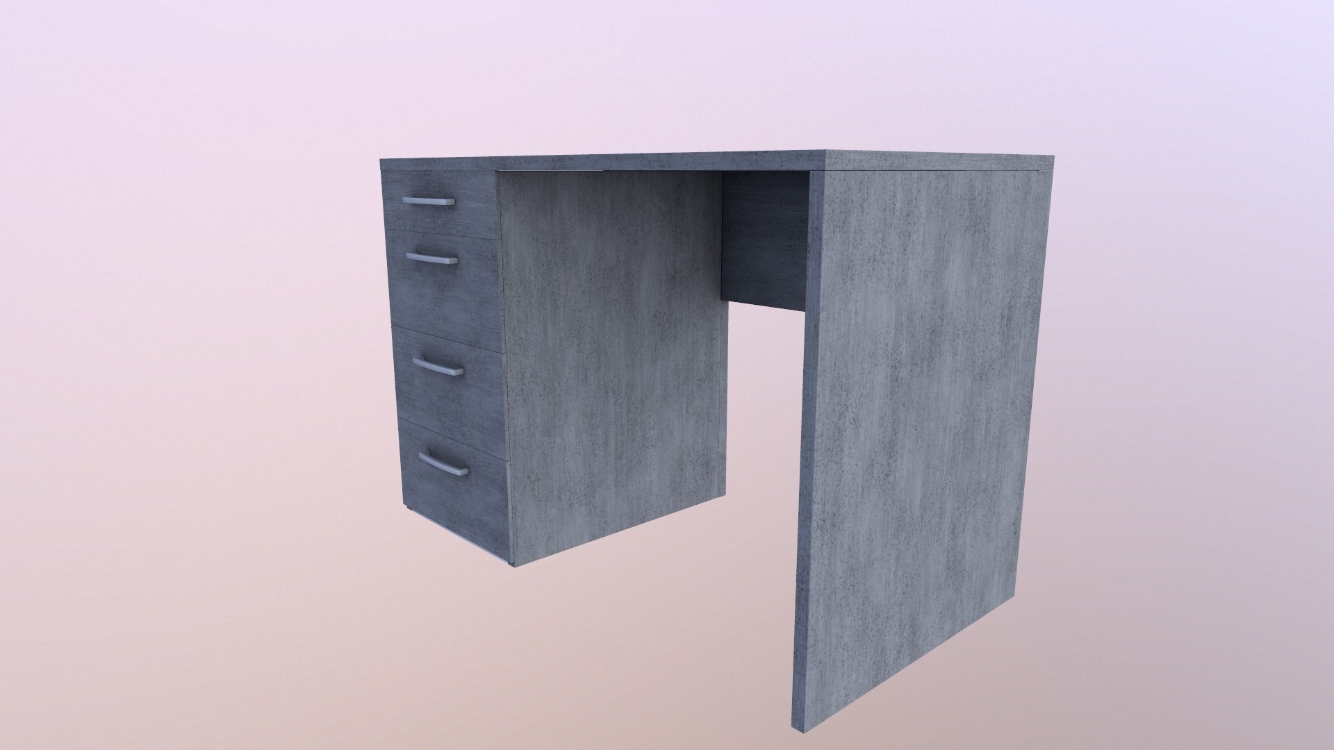 Computer Table 3D Model - TurboSquid 2090990