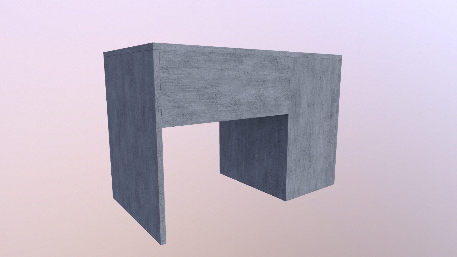 Computer Table 3D Model - TurboSquid 2090990