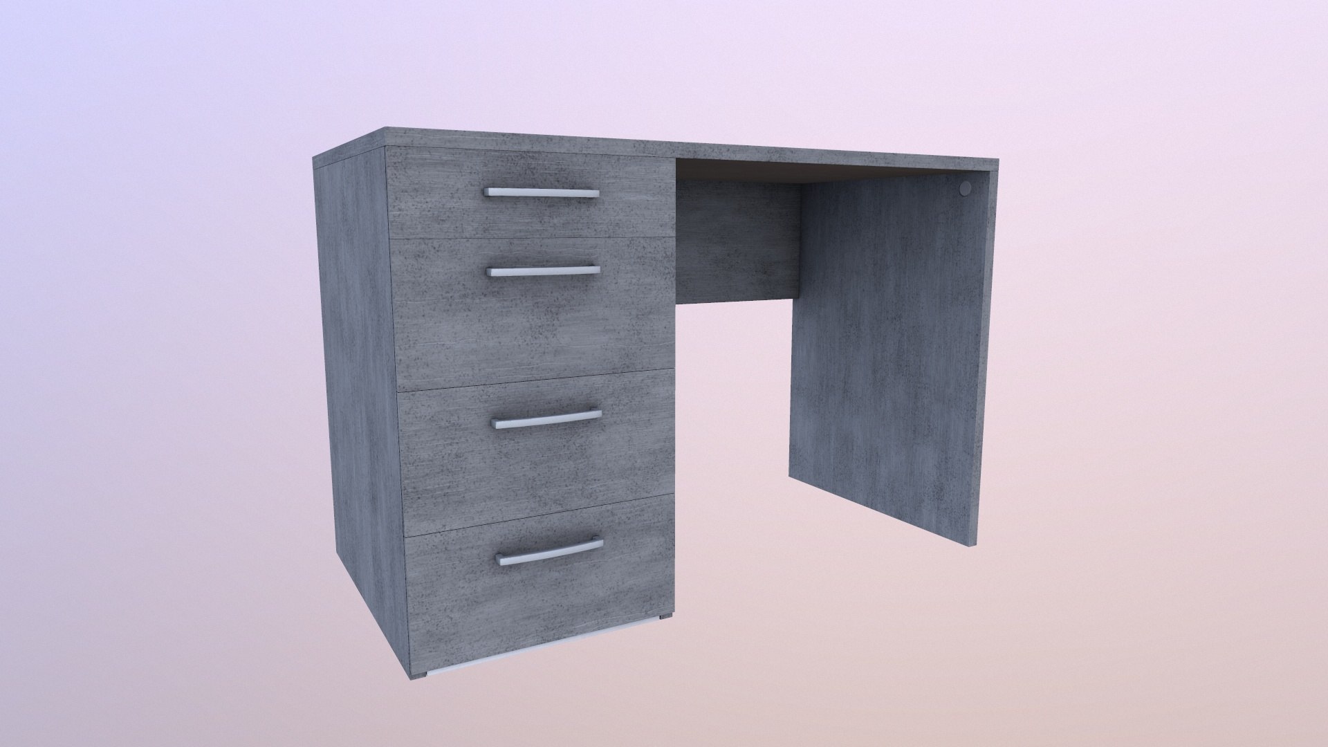 Computer Table 3D Model - TurboSquid 2090990