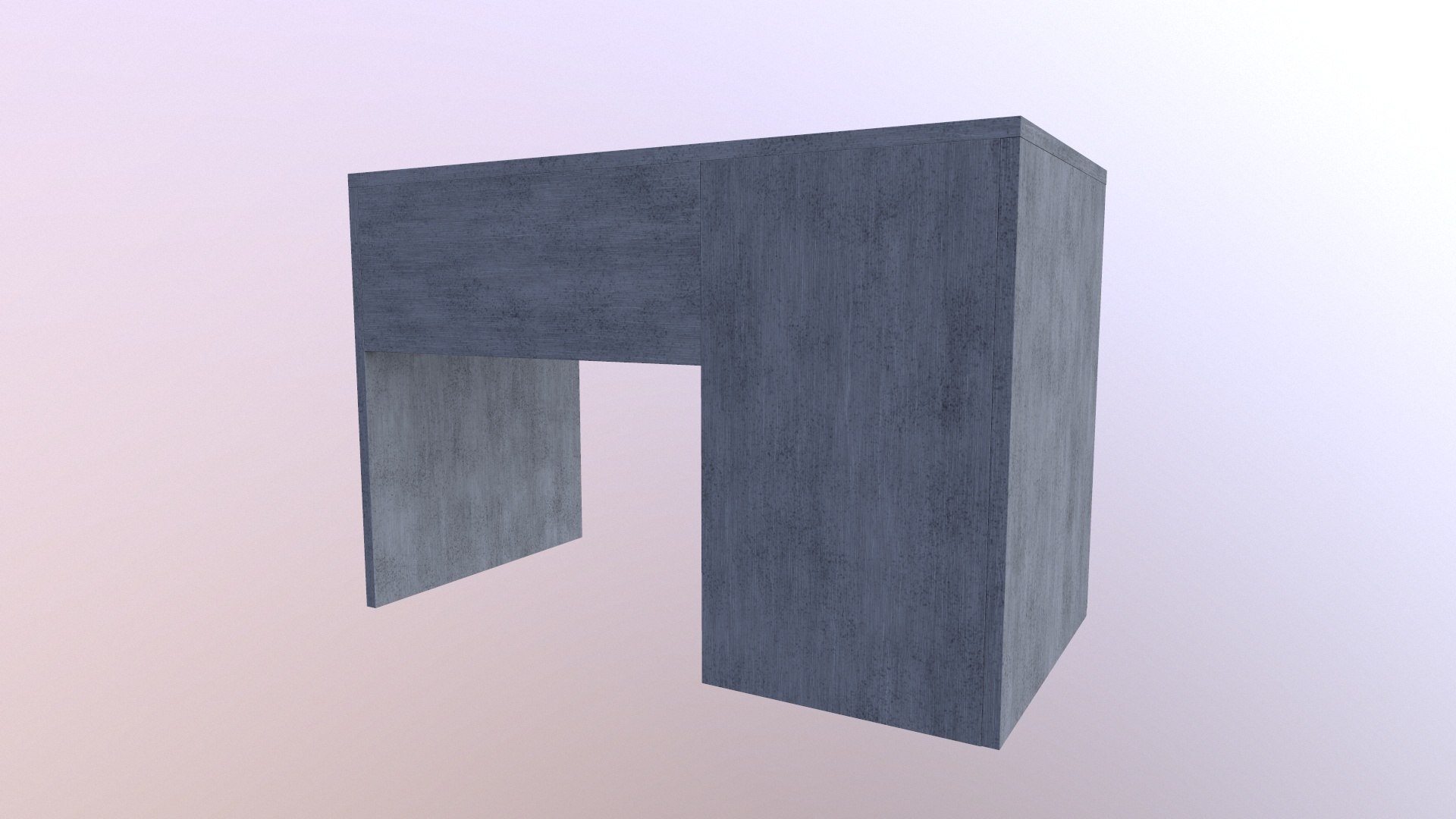 Computer Table 3D Model - TurboSquid 2090990