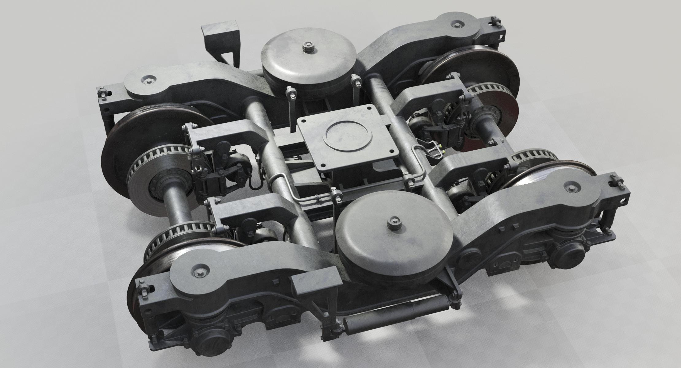 modelo 3d Tren Bogie (1) - TurboSquid 1336007