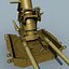 3d model wwi flying pig mortar