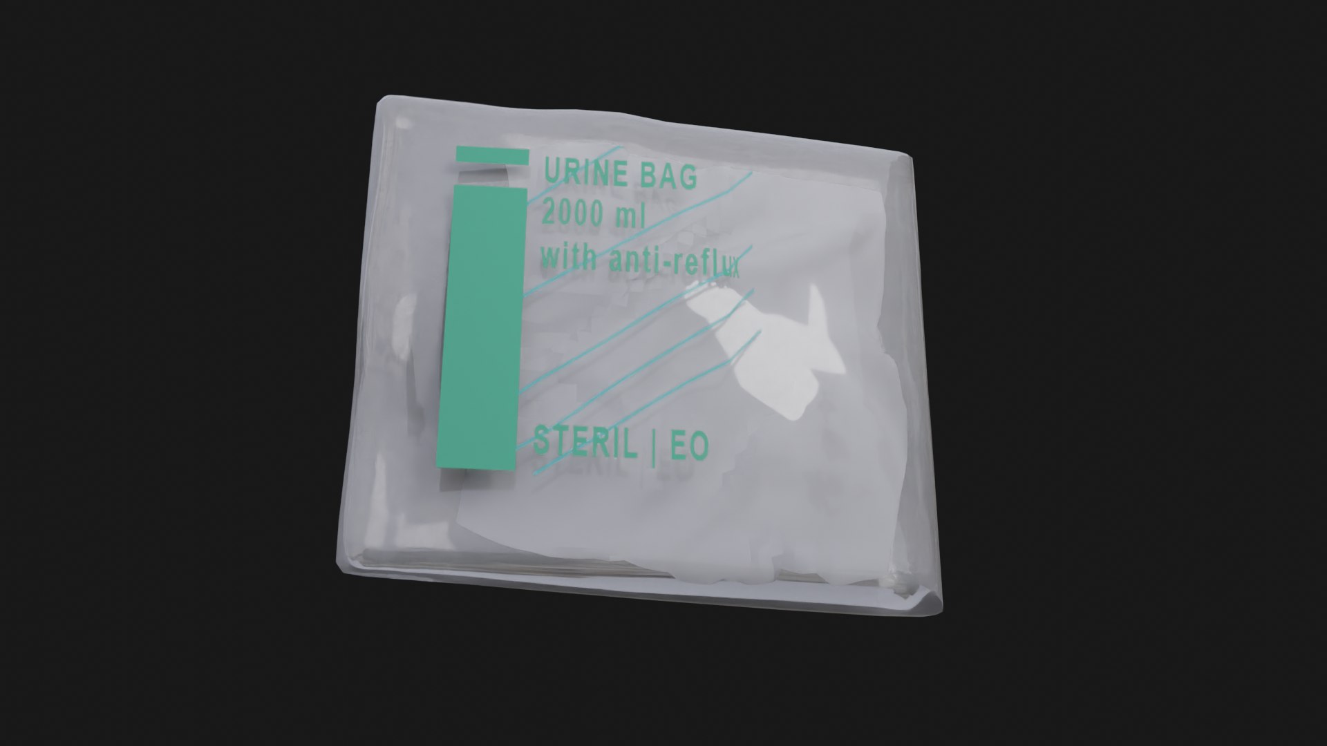 3D Medical Urine Bag Low Poly - TurboSquid 2183204
