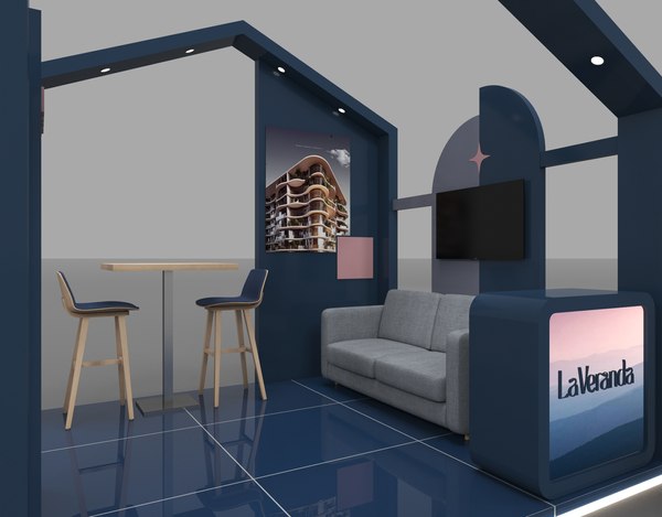 Booth 3X3m 3D model - TurboSquid 2003472