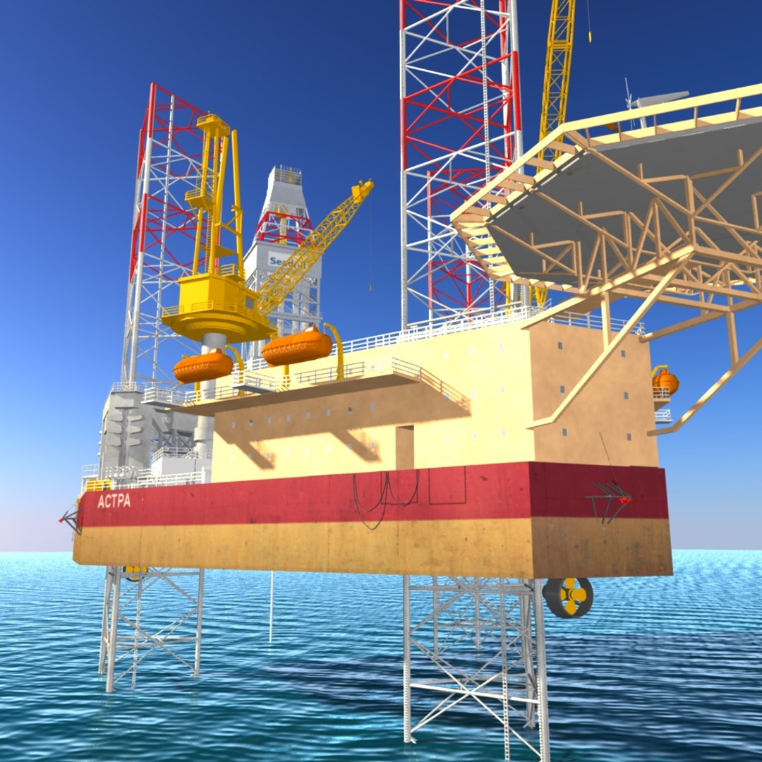 Obj Jack Oil Rig