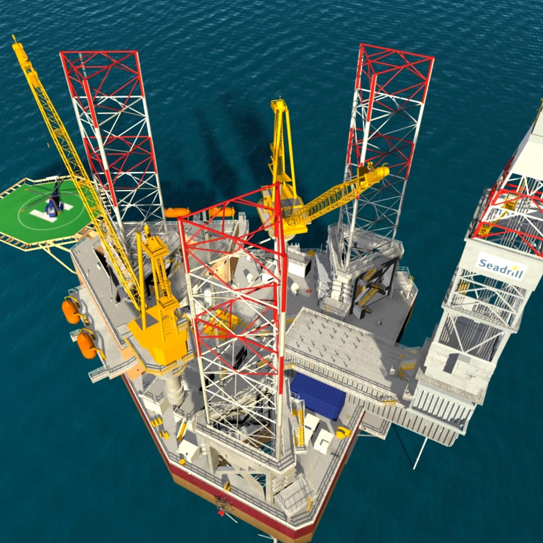 Obj Jack Oil Rig