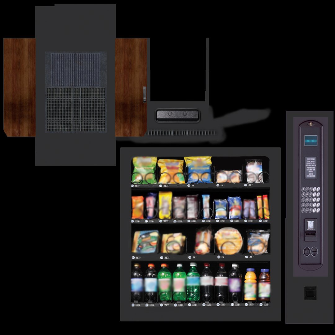 Free Snack Machine 3d Model