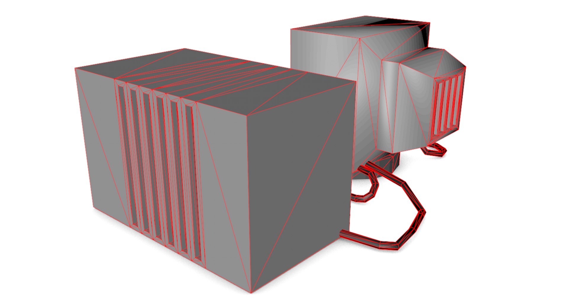 Retro Computer C4d Free