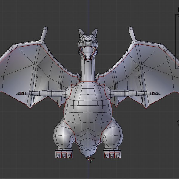 3d model of pikachu charizard blastoise