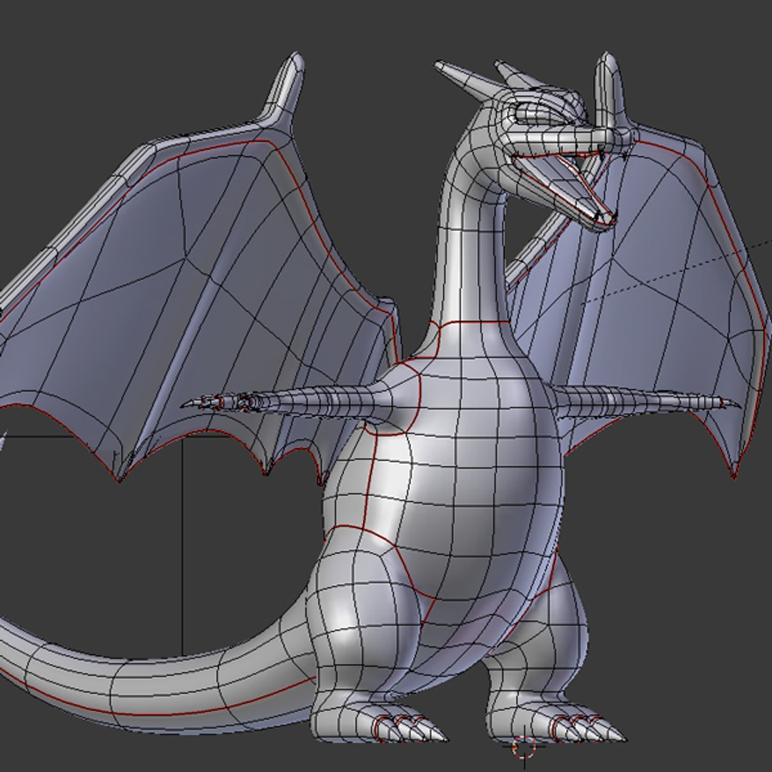 3d model of pikachu charizard blastoise