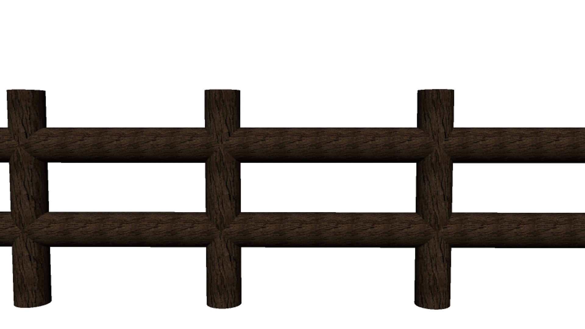 3d fence farm plains model