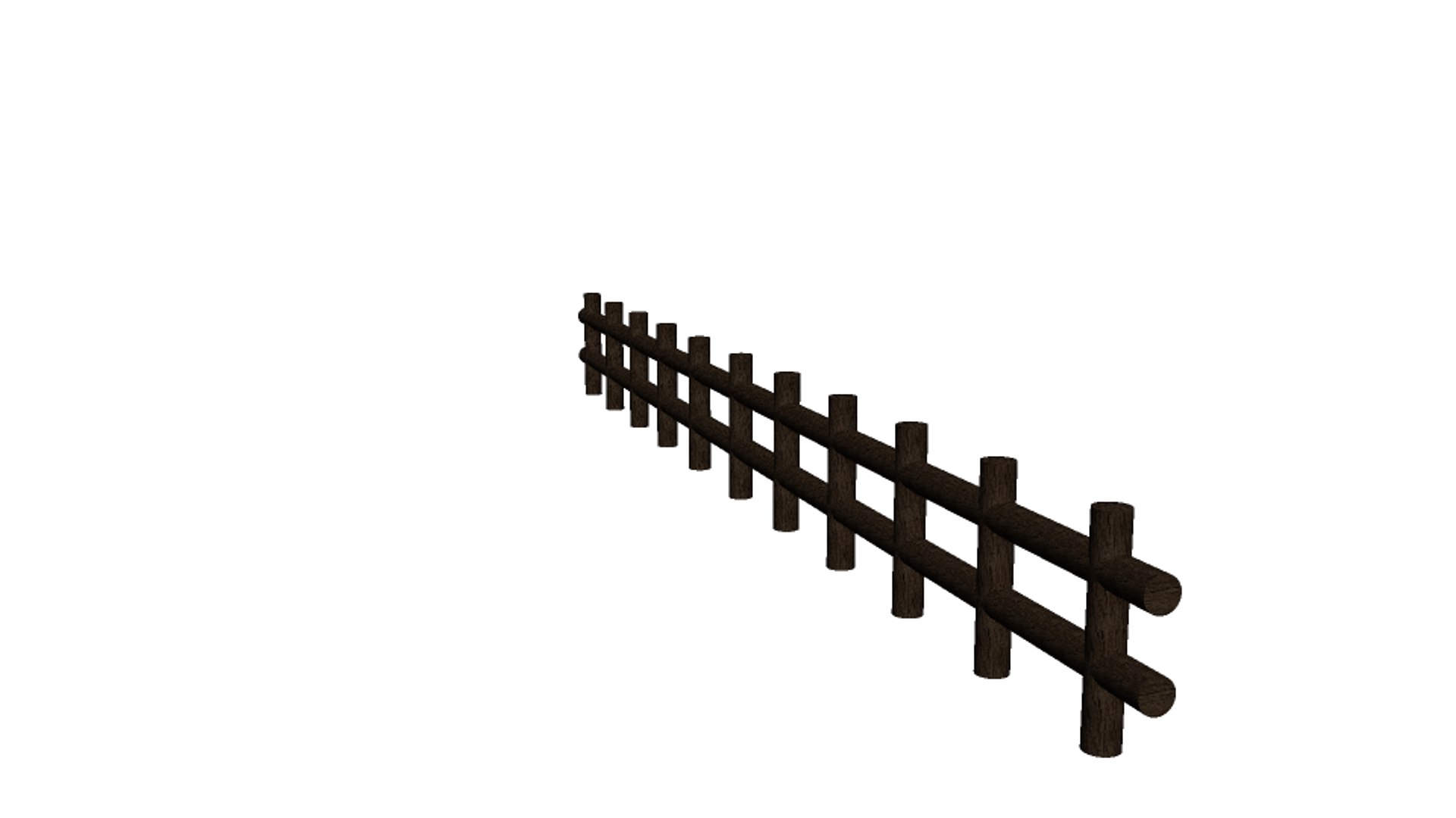 3d fence farm plains model