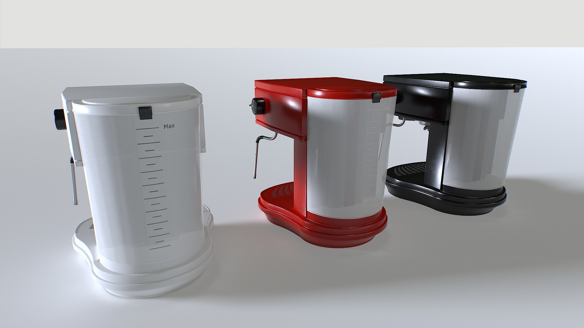 3D Model Coffee Machine Set 2 - TurboSquid 2348930