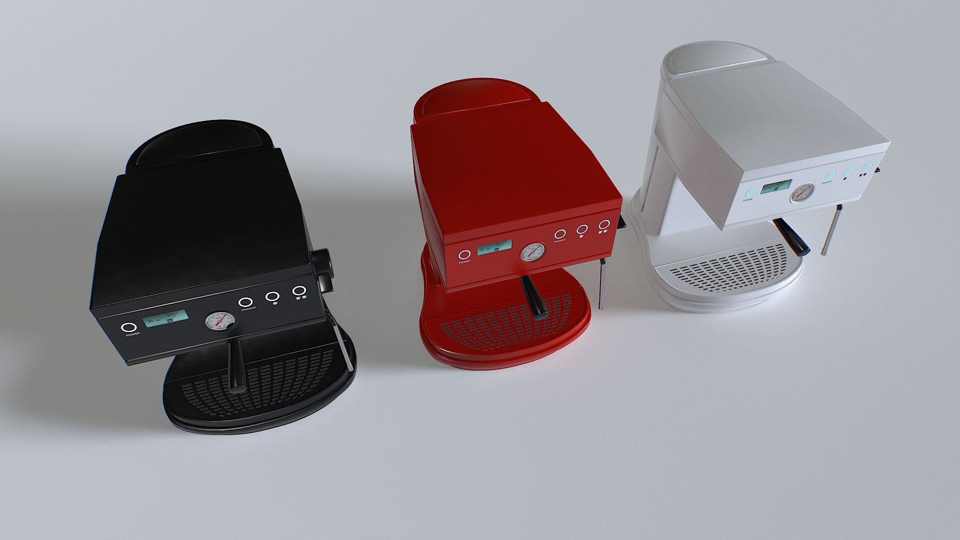 3D Model Coffee Machine Set 2 - TurboSquid 2348930