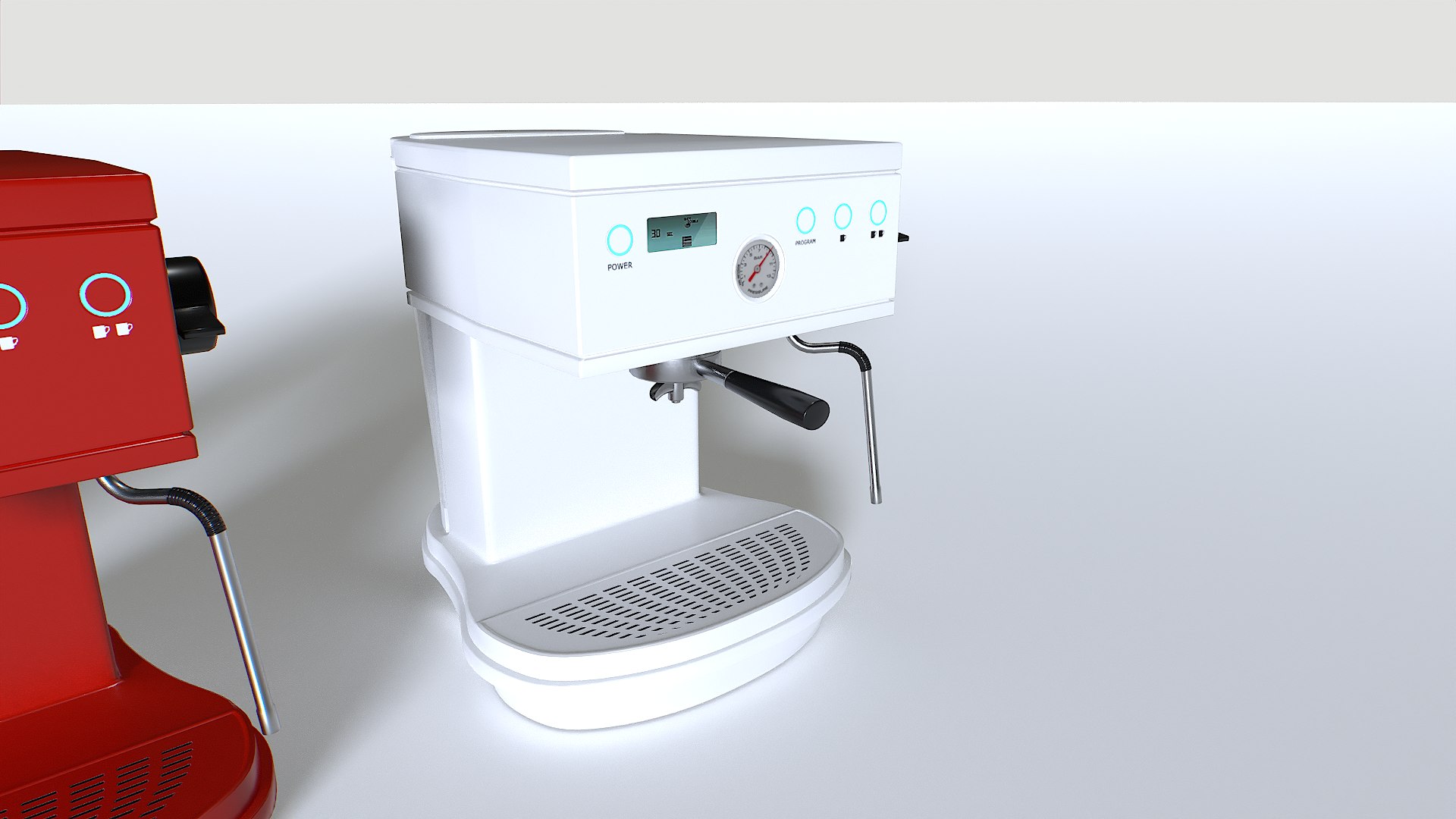 3D Model Coffee Machine Set 2 - TurboSquid 2348930