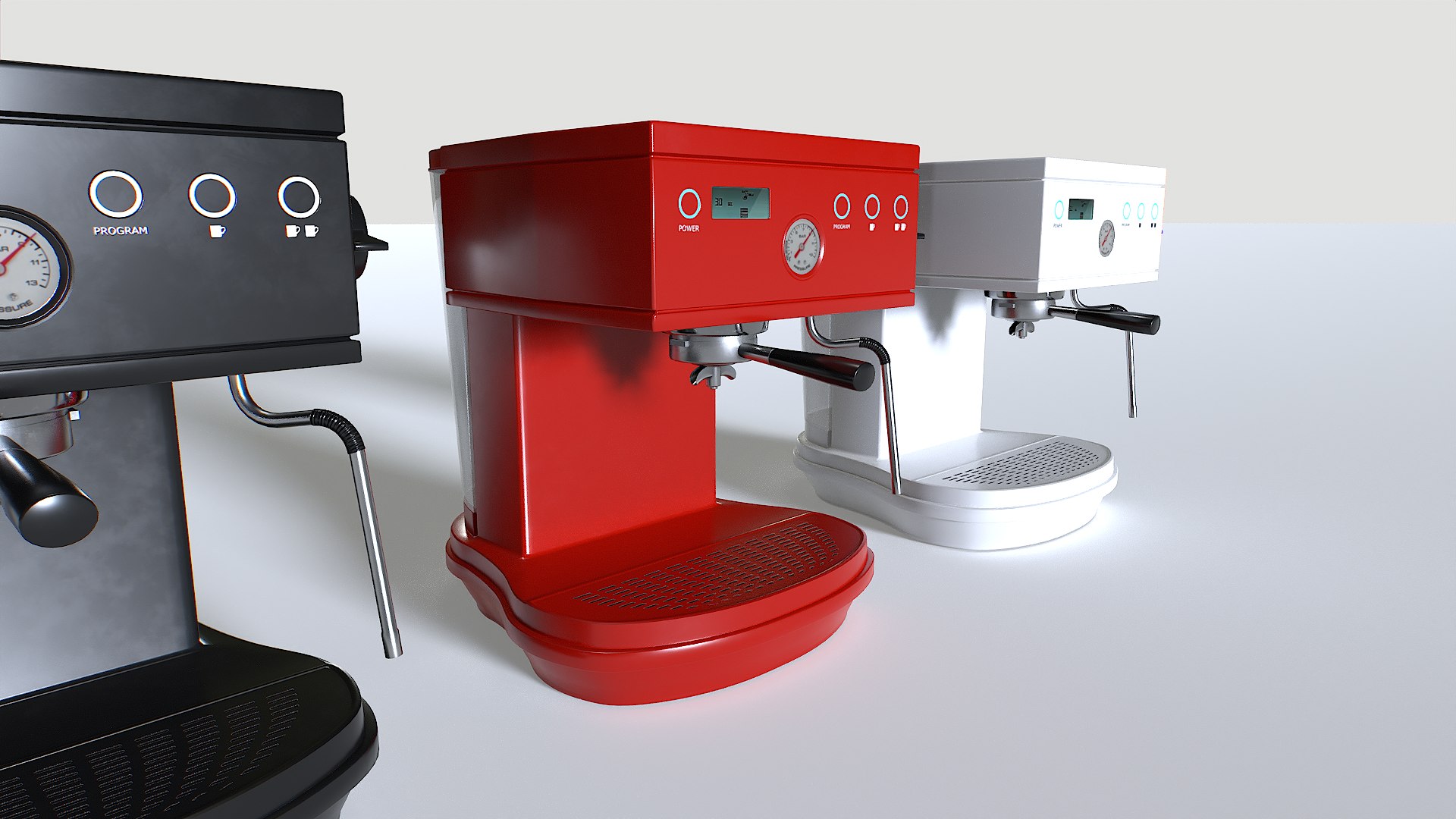3D Model Coffee Machine Set 2 - TurboSquid 2348930