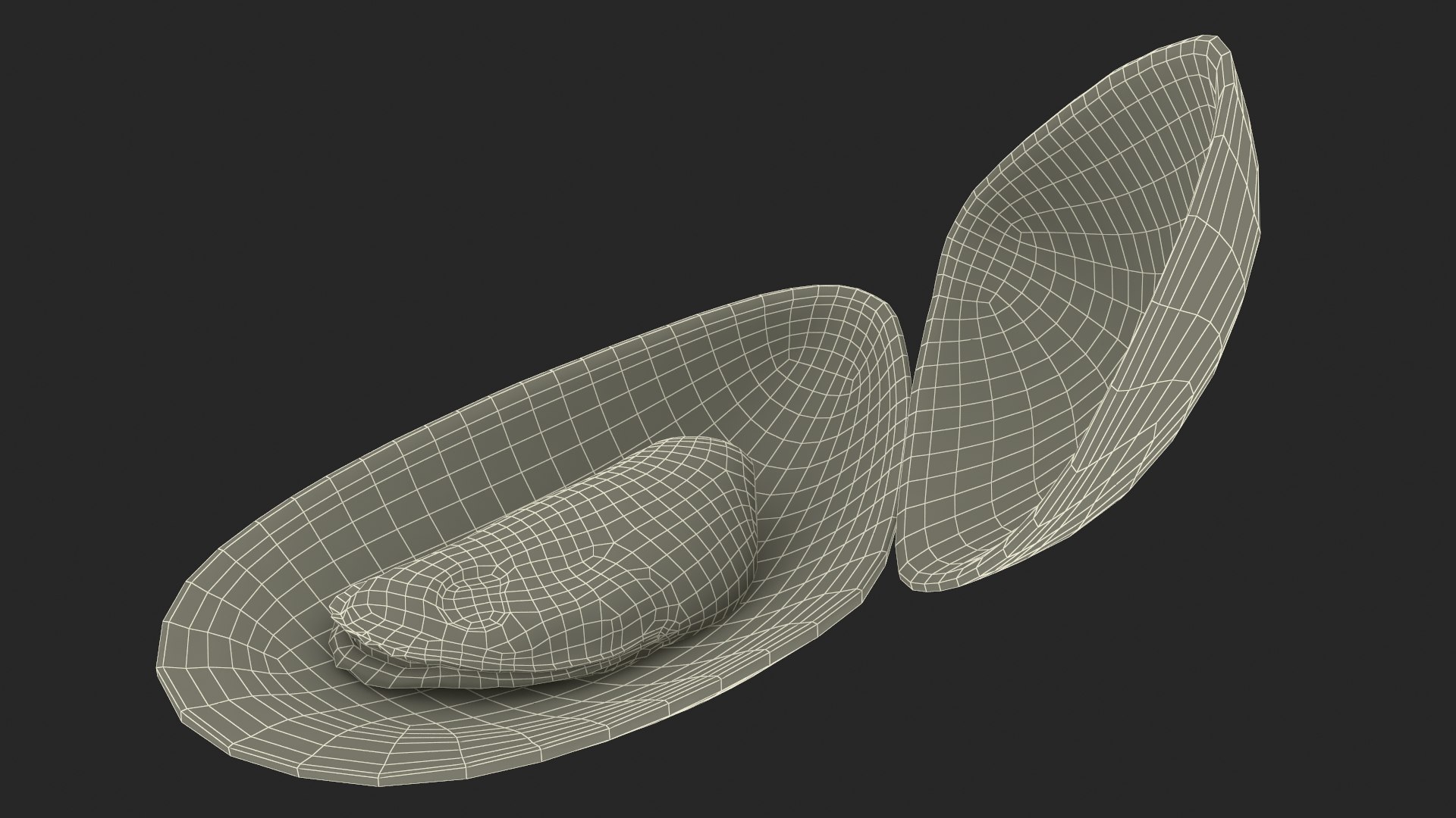 3D Boiled Sea Mussel Model - TurboSquid 2277625