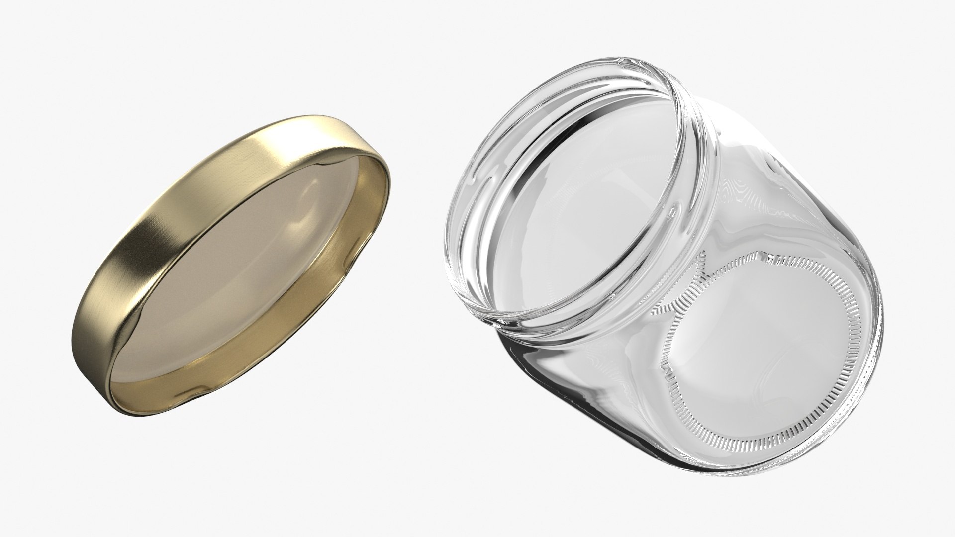 3D Glass Jar 05 - TurboSquid 2217443