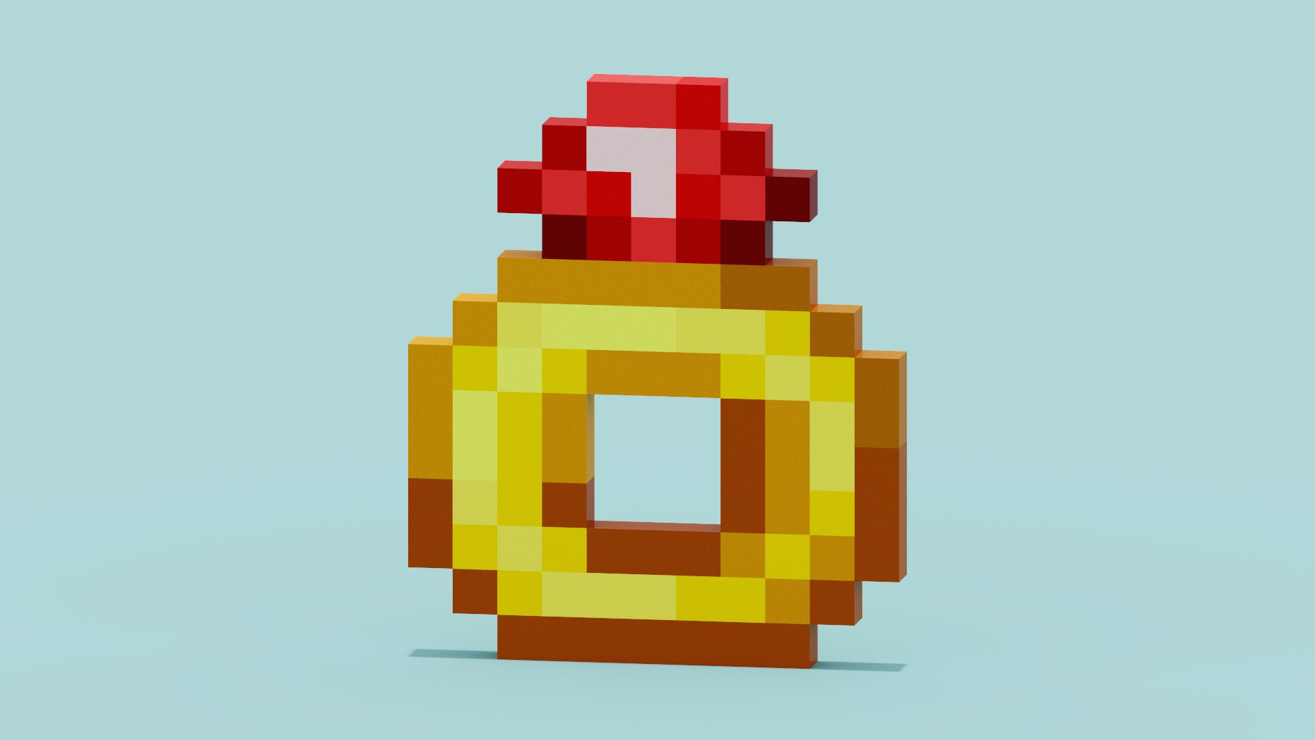 Minecraft Ring 3D Model - TurboSquid 2151777